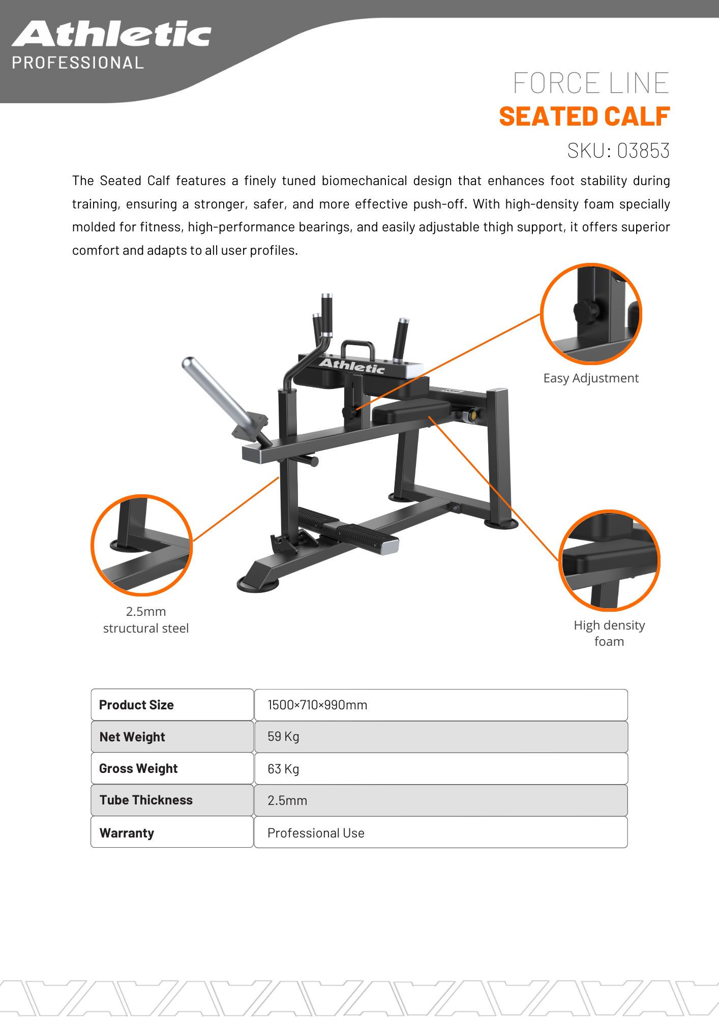 FORCE LINE - SEATED CALF